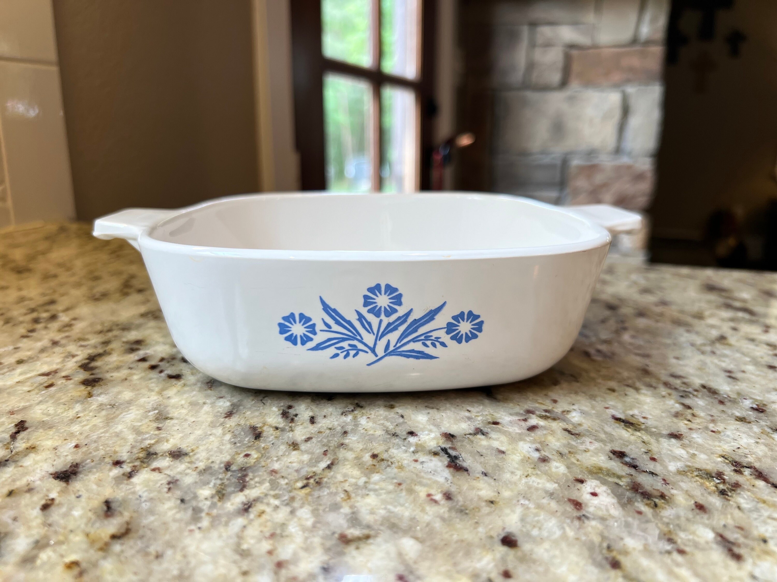 Vintage Corning Ware Pyrex Blue Cornflower Pattern 1980's Small 1 Quart ...