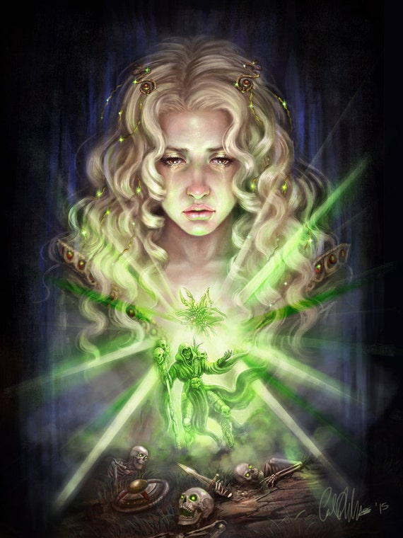 Fantasy Art Horror Art Skeleton Necromancer Aasrarak | Etsy