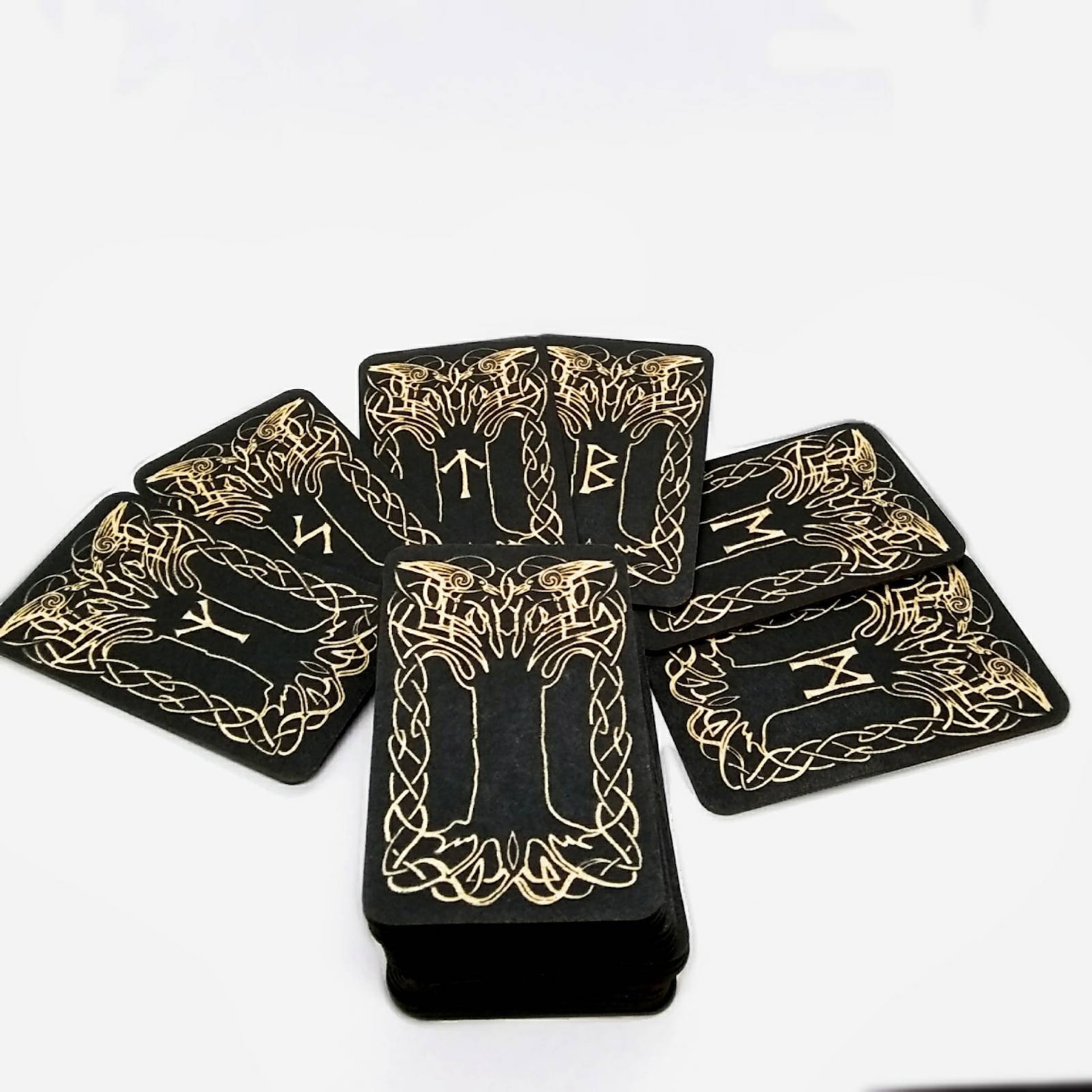 Rune Deck Tarot Divination Set World Tree Raven Norse | Etsy