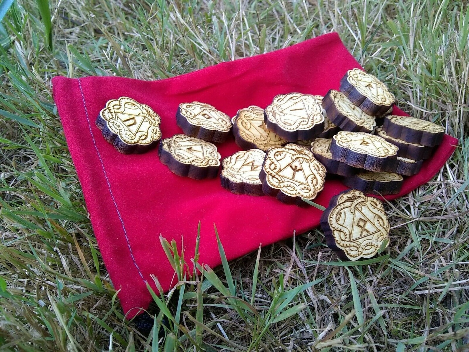 Viking Rune Set Elder Futhark Runes Pocket Rune Set | Etsy