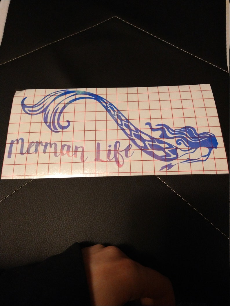 Mermaid Merman Life Fantasy Decal Car Boat, Laptop, Wall Decor ...