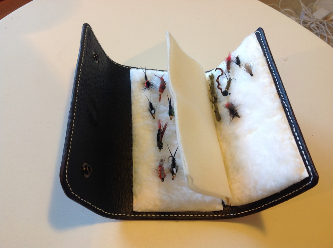 Hand Tooled Leather Fly Fishing Case - Etsy
