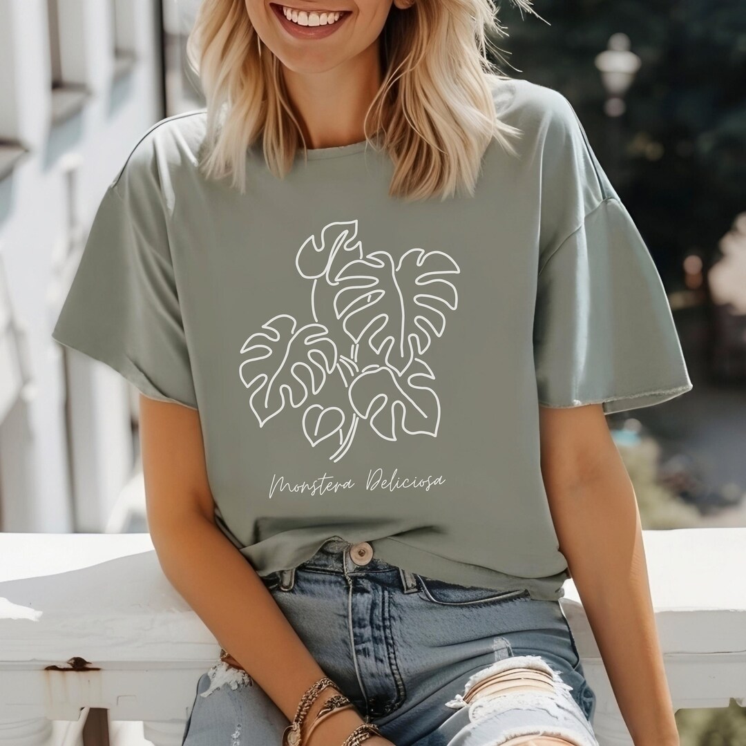Monstera Shirt, Plant Shirt, Plant Gift, Plant Lover, Plant Lover Gift ...