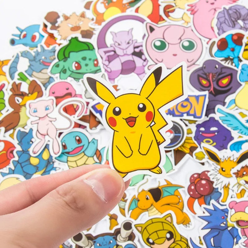 Pokemon stickers - Etsy