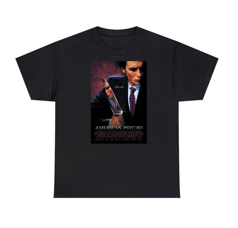 American Psycho T Shirt Movie Film Poster - Etsy