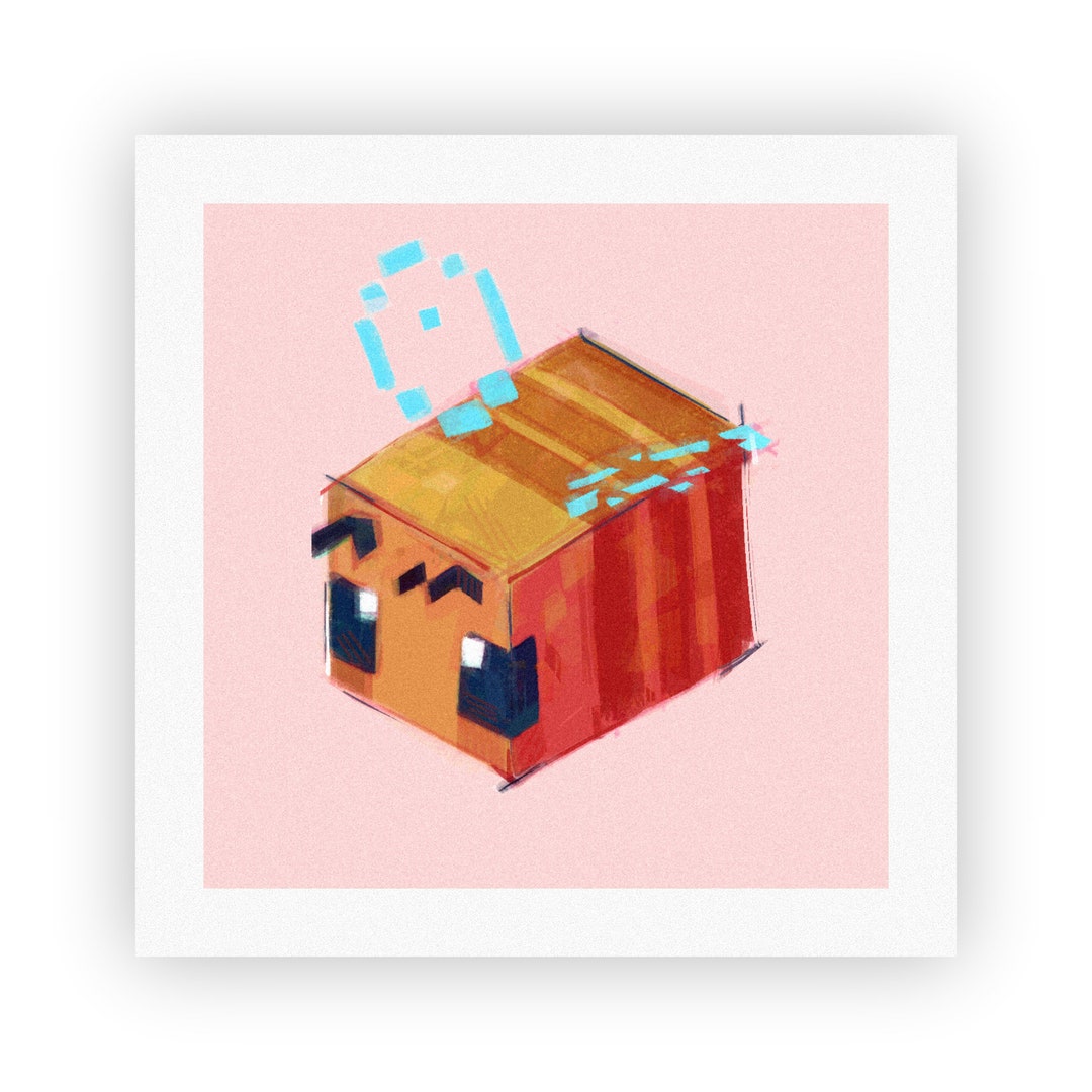 Minecraft Bee Print - Etsy