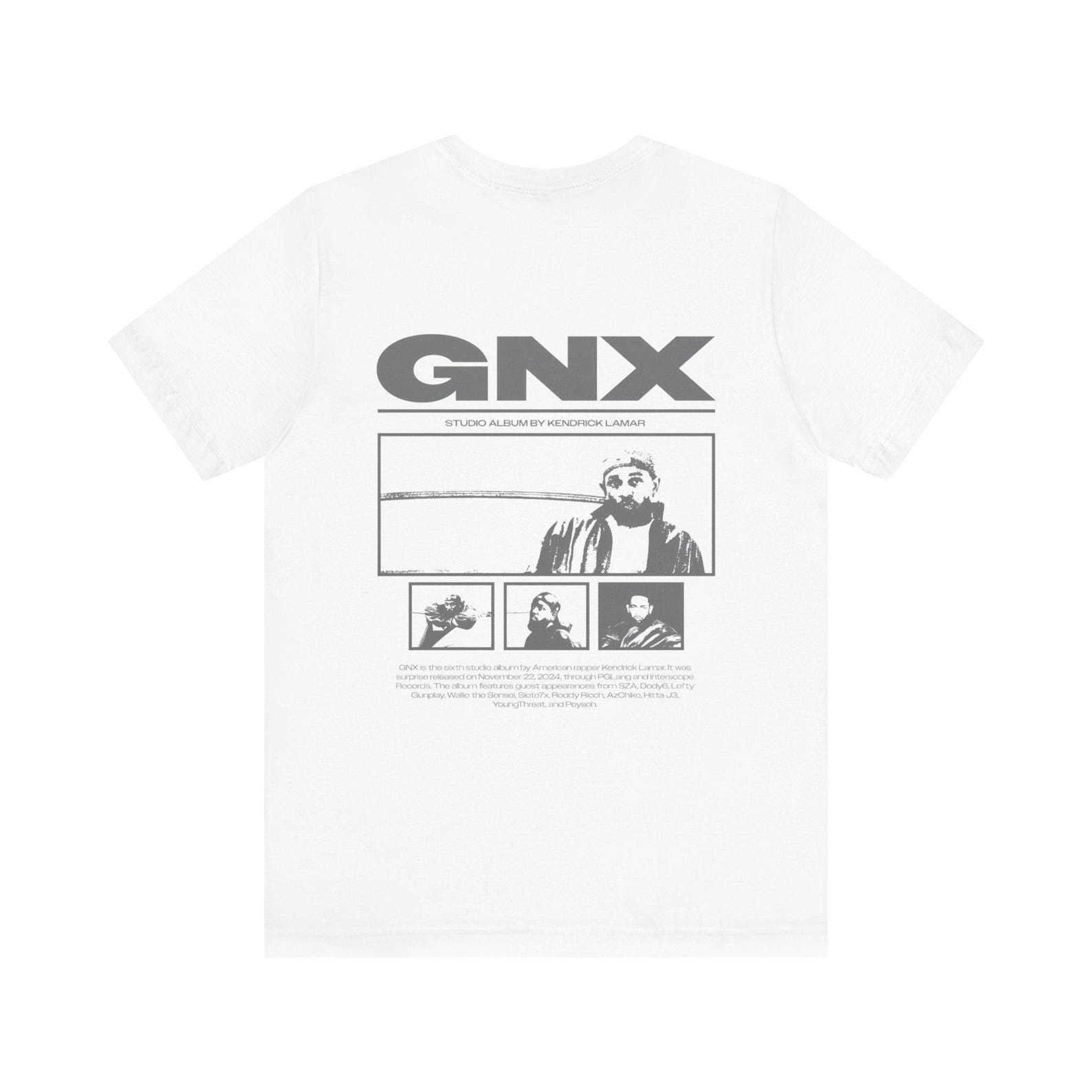Kendrick Lamar GNX Tour T-shirt, Kendrick Lamar Merch, GNX Merch ...