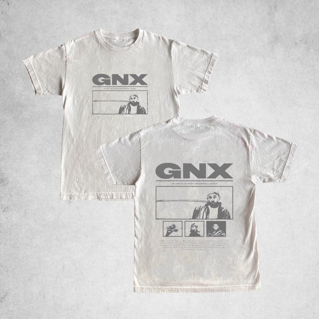 Kendrick Lamar GNX Tour T-shirt, Kendrick Lamar Merch, GNX Merch ...