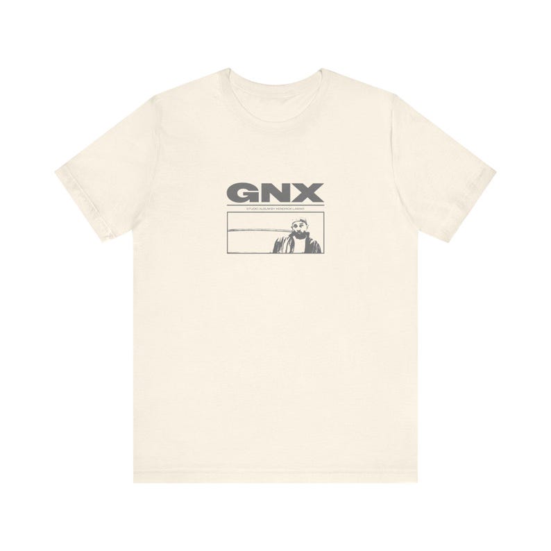 Kendrick Lamar GNX Tour T-shirt, Kendrick Lamar Merch, GNX Merch ...