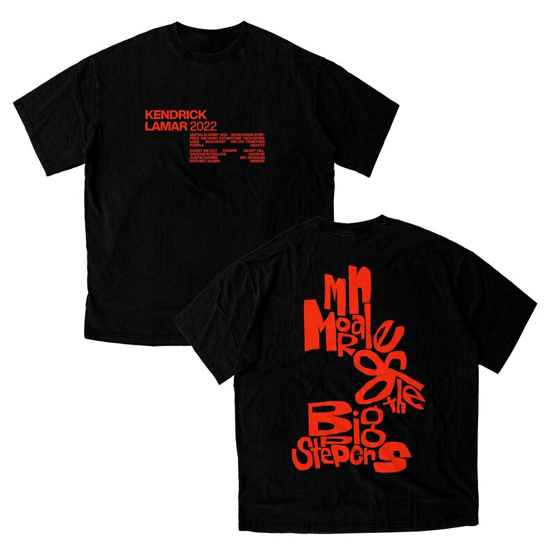 Kendrick Lamar Mr Morale & Big Steppers T-shirt, Kendrick Lamar Merch ...