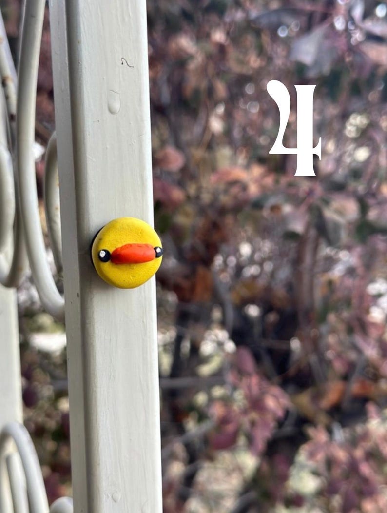 Cute Polymer Clay Handmade Duck Magnets - Etsy