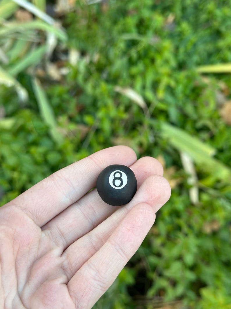 Cute Polymer Clay Handmade 8 Ball Magnets - Etsy