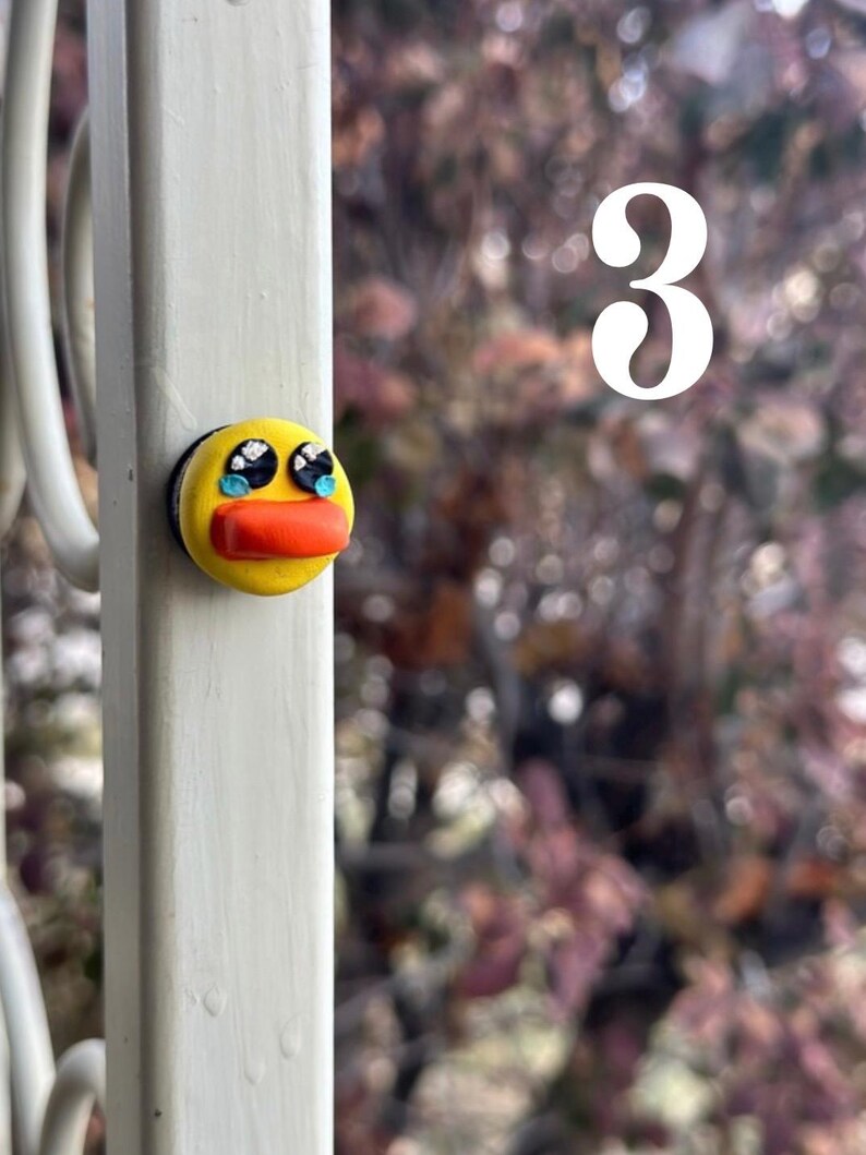 Cute Polymer Clay Handmade Duck Magnets - Etsy