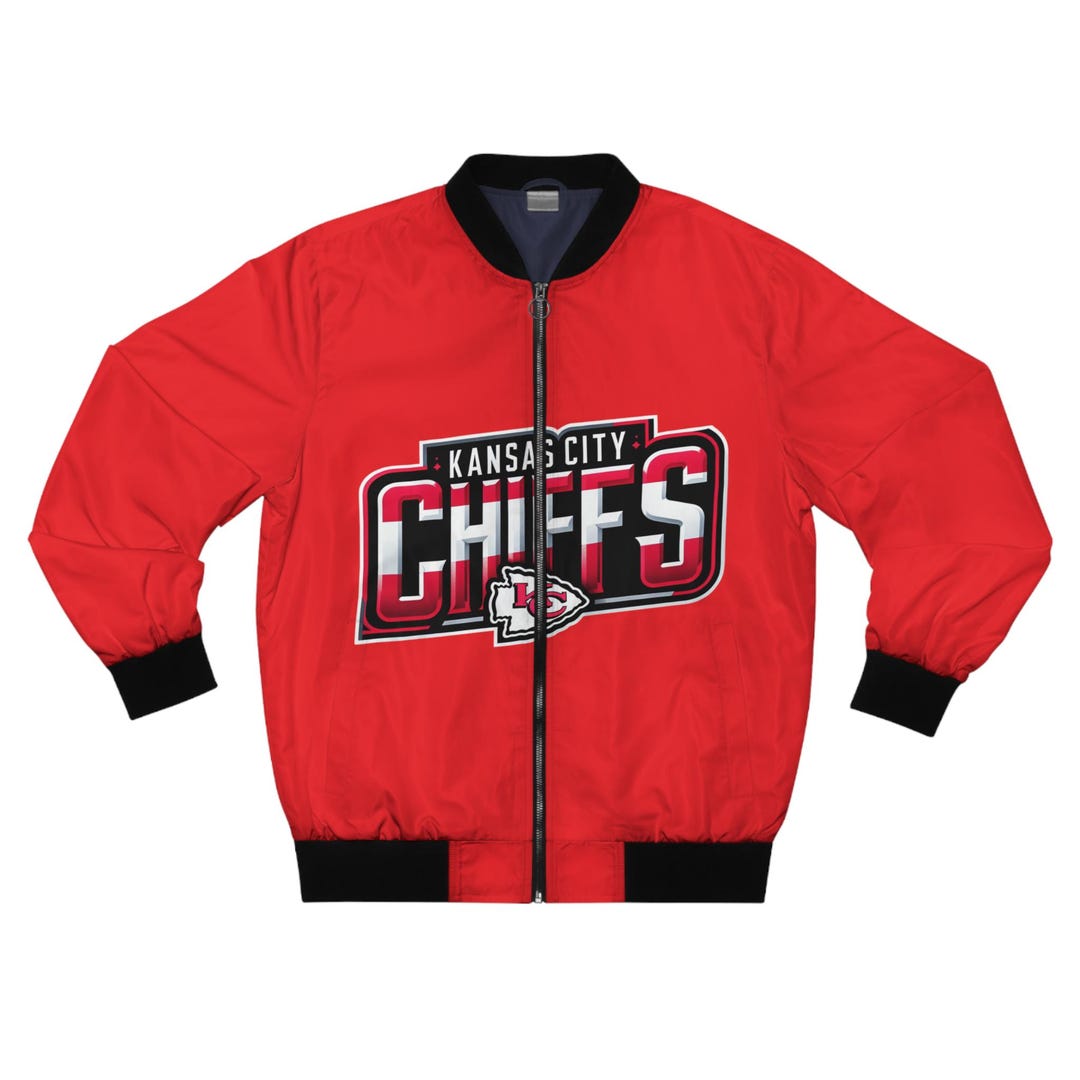 Kansas City Chiefs Men's Bomber Jacket - Etsy