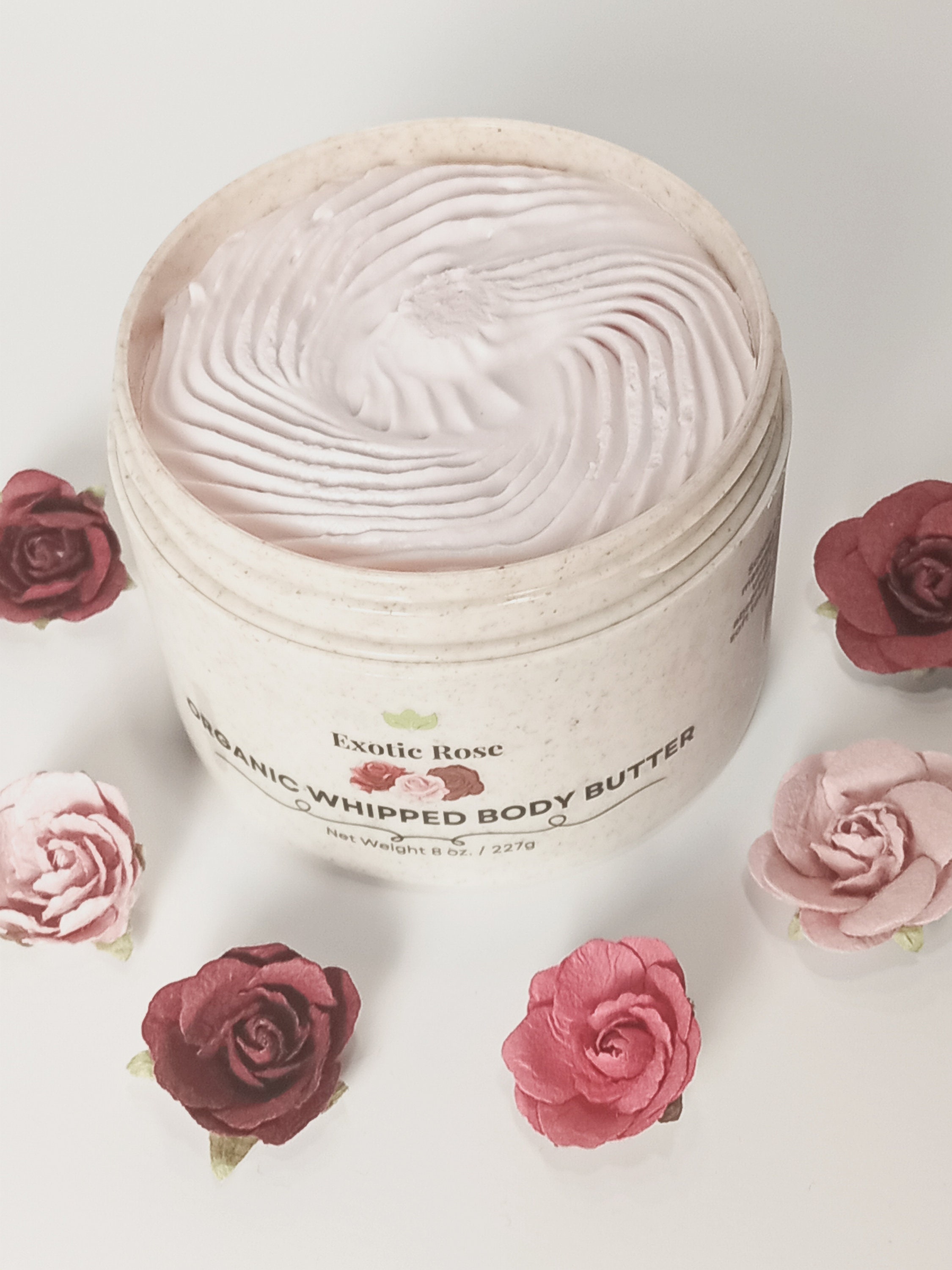 Organic Exotic Rose Body Butter: Deep Moisturizer for All Skin - Etsy