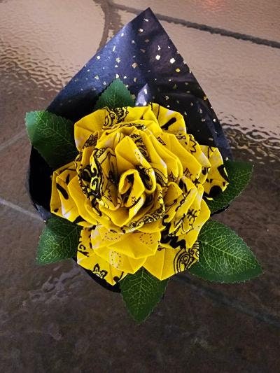Bandana Fabric Rose - Etsy
