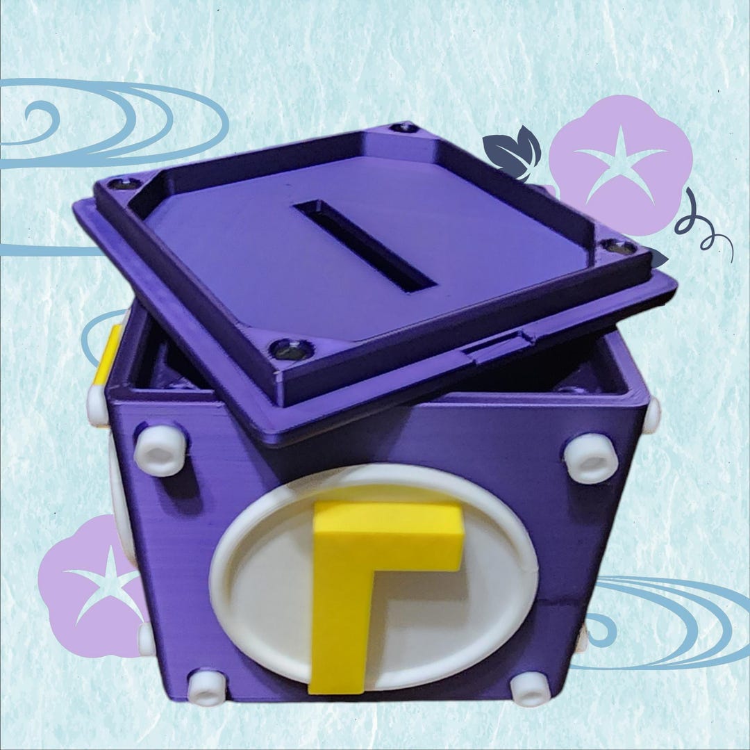 Waluigi Coin Bank - Etsy