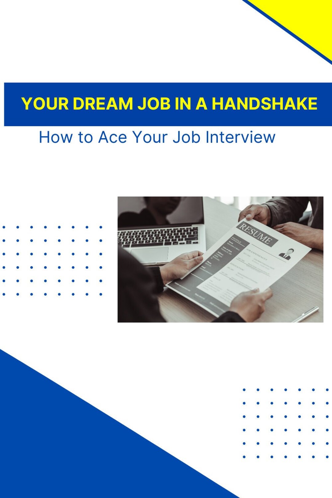 Your Dream Job in A Handshake, Dream Job Spell, Attract Job ...