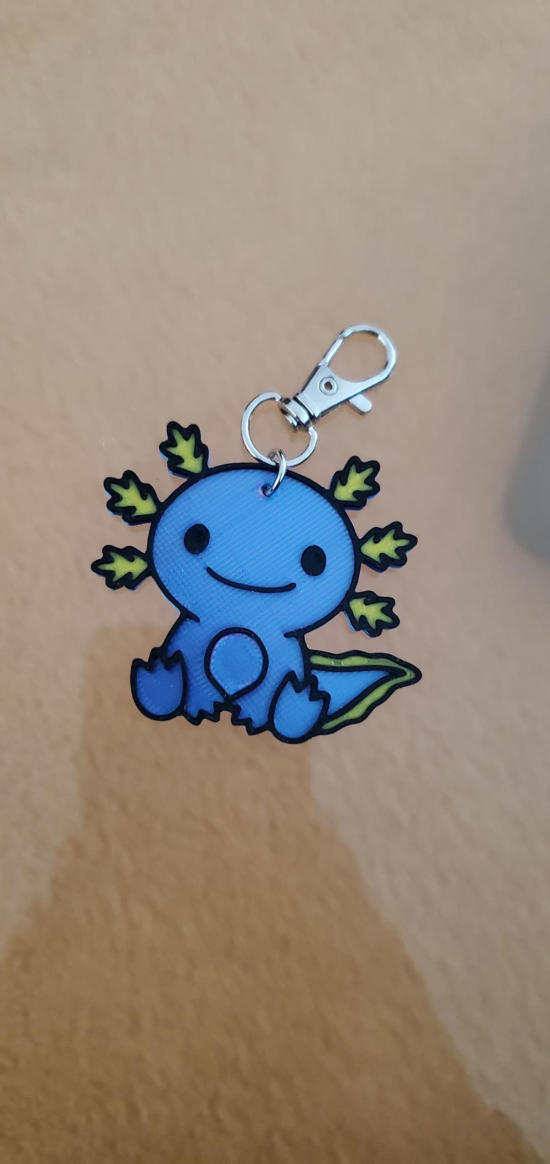Cute Axolotl Keychains - Etsy