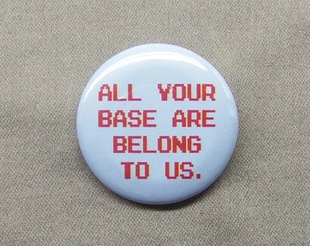 All Your Base Patch - Etsy