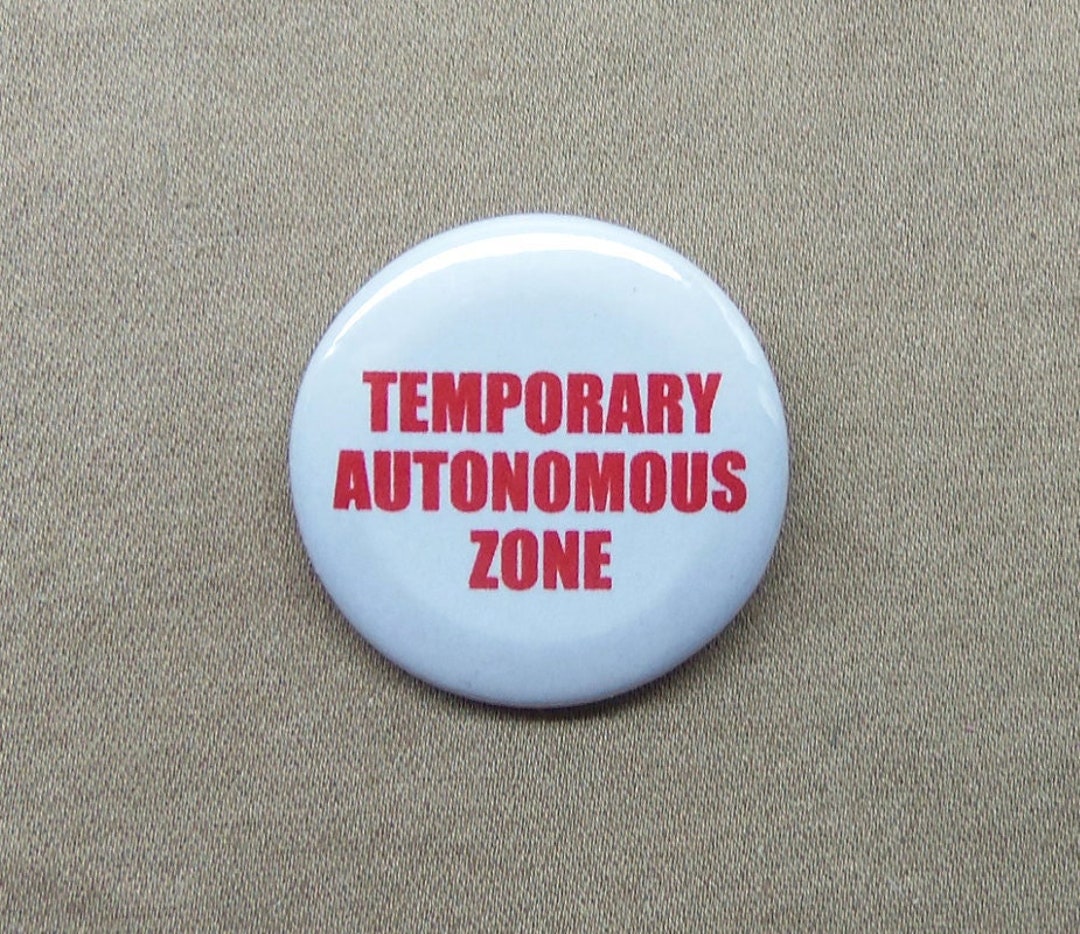 Temporary Autonomous Zone Button 1.25 T.A.Z. Anarchy Pirate - Etsy