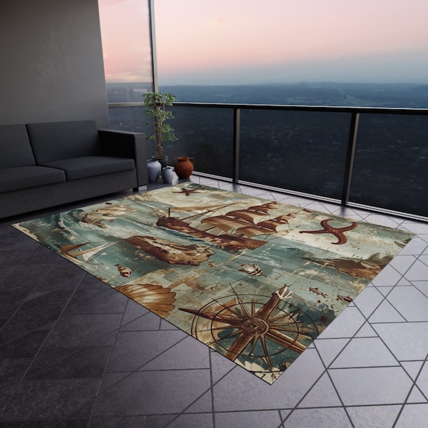 Nautical Outdoor Rugs - Etsy