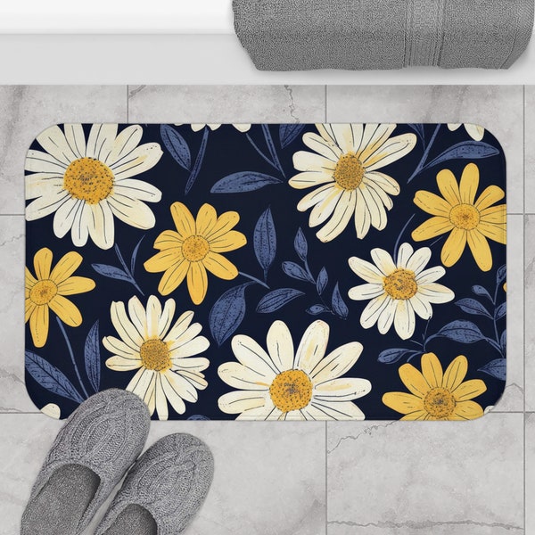 Daisy Bath Mat - Etsy