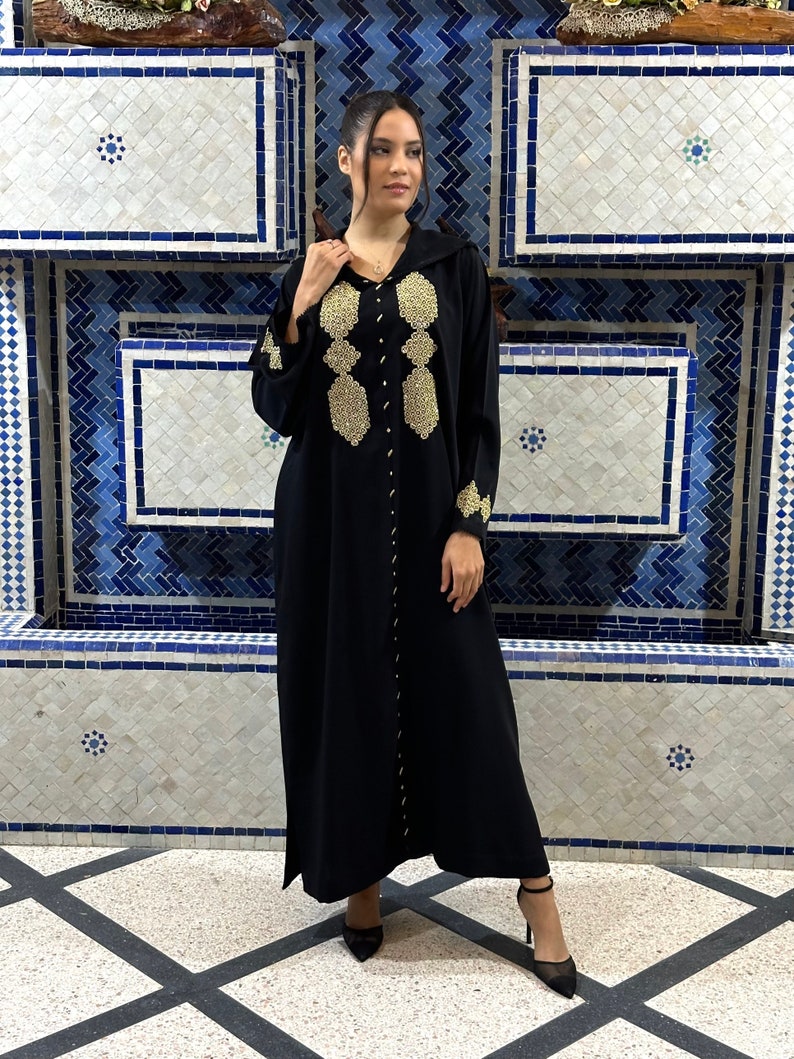 Djellaba Traditional Moroccan Clothing Moroccan Caftan Oriental Outfit ...
