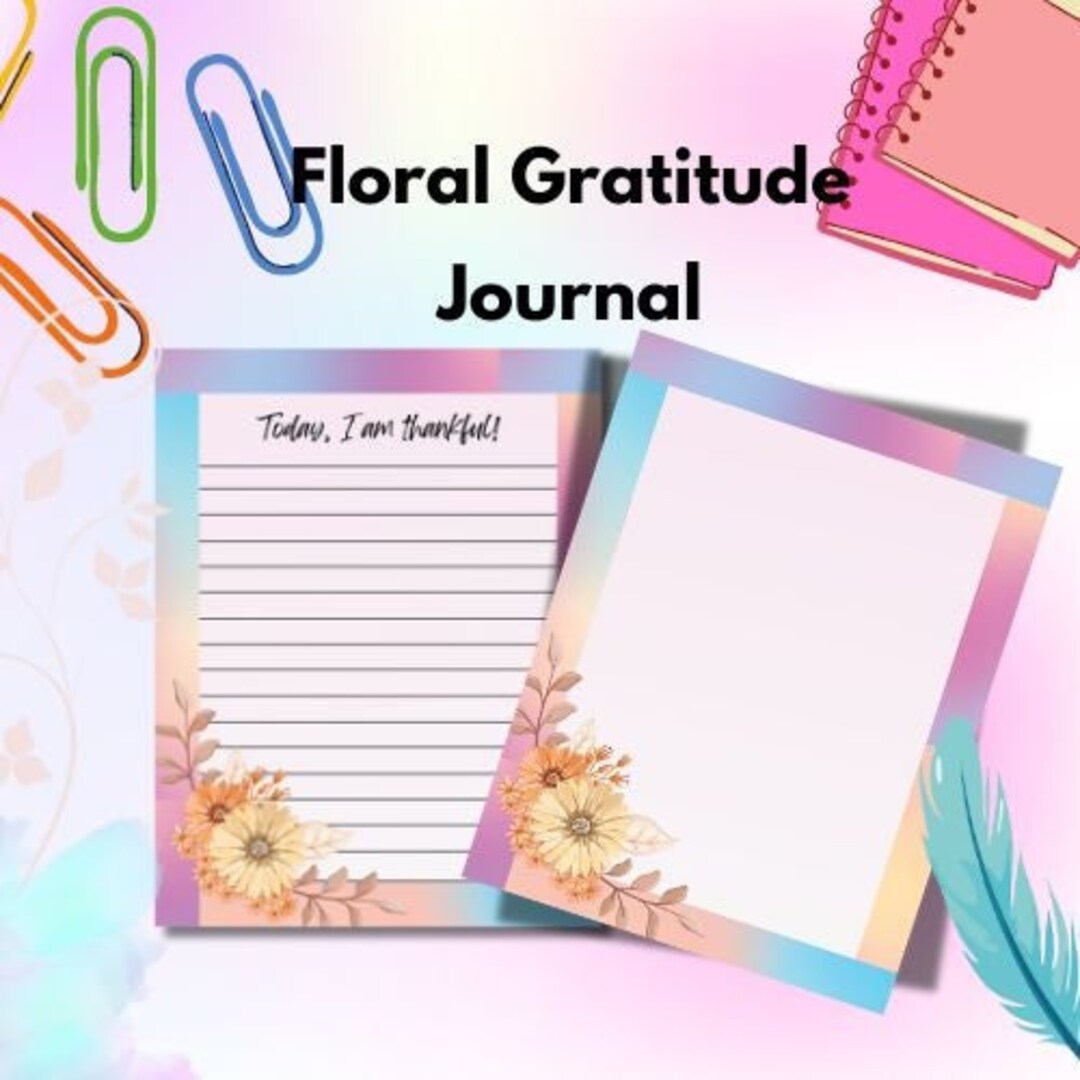 Floral Stationery A4 Letter Writing Paper Printable Pen Pal Stationery ...