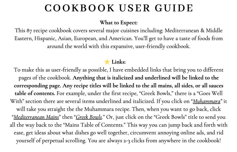 Digital Cookbook With 87 Different Recipes From Around the World. Get ...