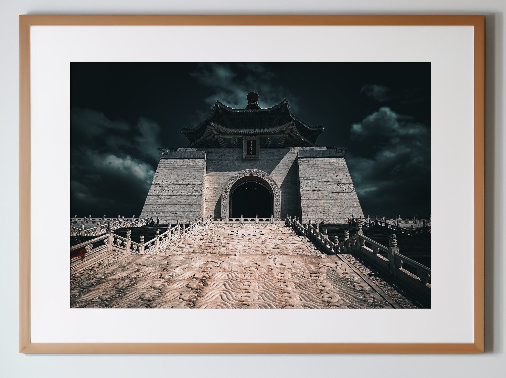 Chiang Kai-shek Memorial Monument, Real Photo, Historic Landmark Art ...