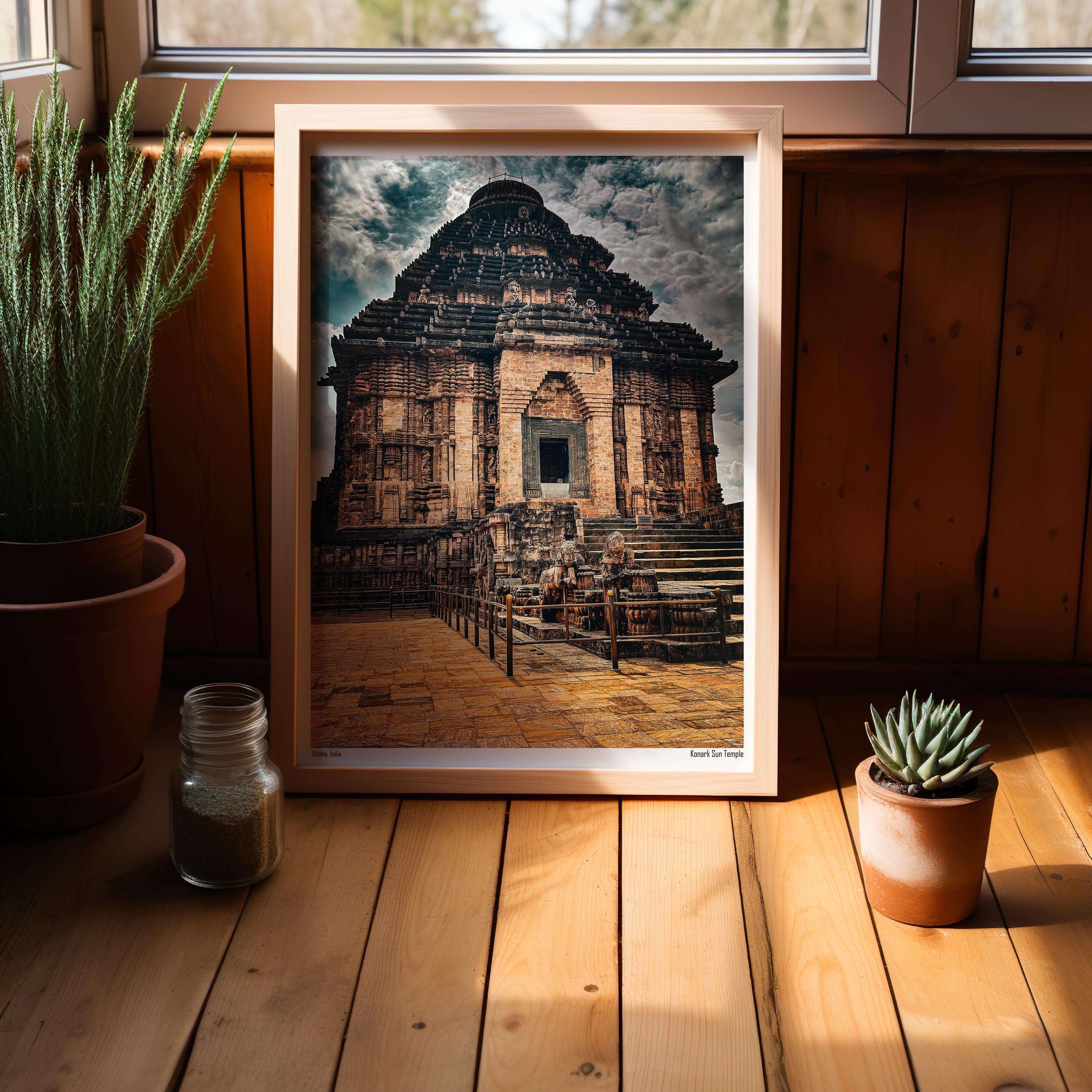 Konark Sun Temple Historic - Indian Architecture Wall Art Ancient ...
