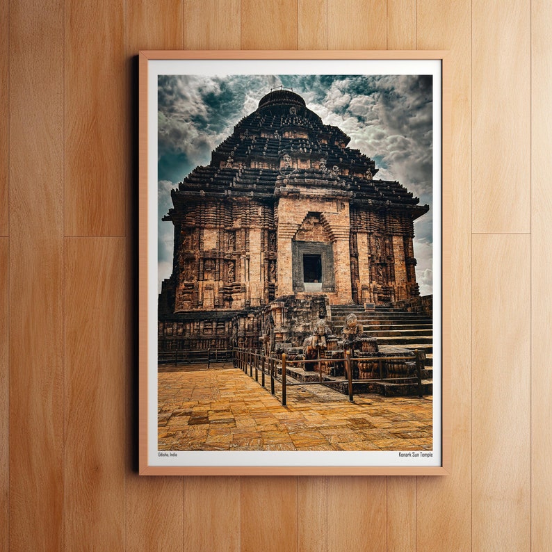 Konark Sun Temple Historic - Indian Architecture Wall Art Ancient ...