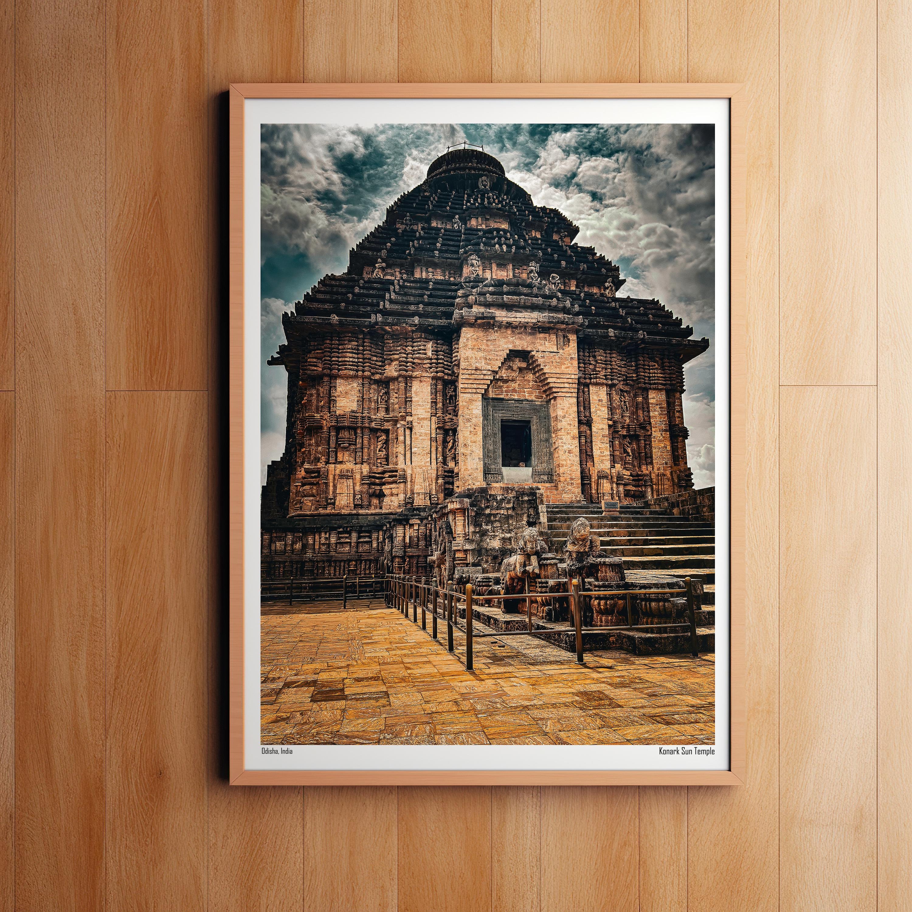 Konark Sun Temple Historic - Indian Architecture Wall Art Ancient ...