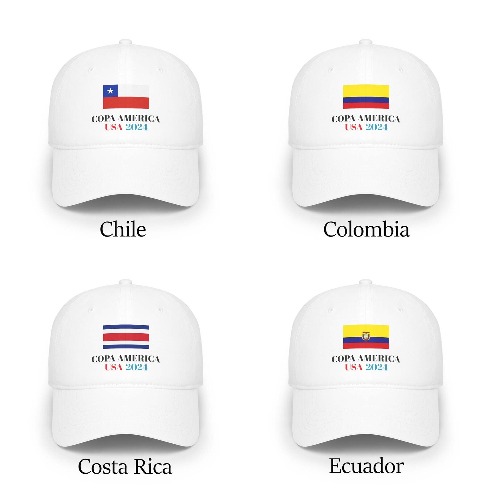 Copa America 2024 Cap, Copa America 2024, Copa America USA 2024, Soccer USA 2024, Caps, Futbol ...