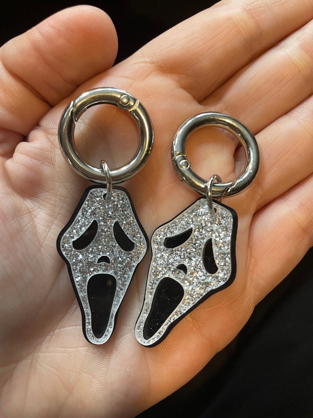 Shoe Charms Ghostface Glitter Horror Horror Movie - Etsy