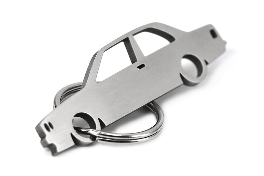 BMW E30 Coupe M3 Keyring Made of Stainless Steel Handmade, Car, Vehicle ...