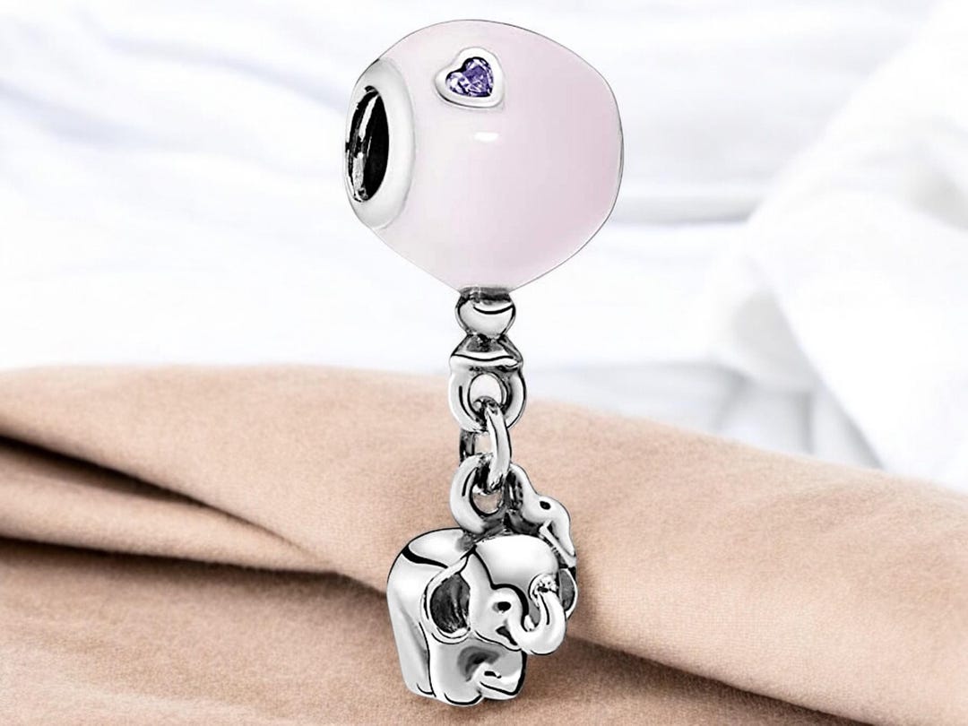 Baby Elephant Pink Balloon Bactrian Camel Gift Gift Idea Pandora 925 ...