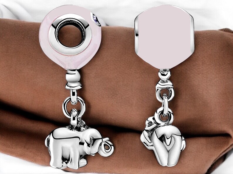 Baby Elephant Pink Balloon Bactrian Camel Gift Gift Idea Pandora 925 ...