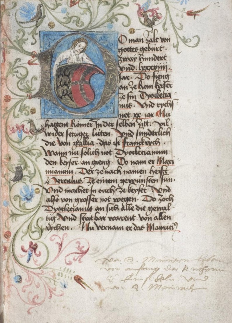 Rare Medieval Manuscript, Medieval Illuminated Manuscript Images ...