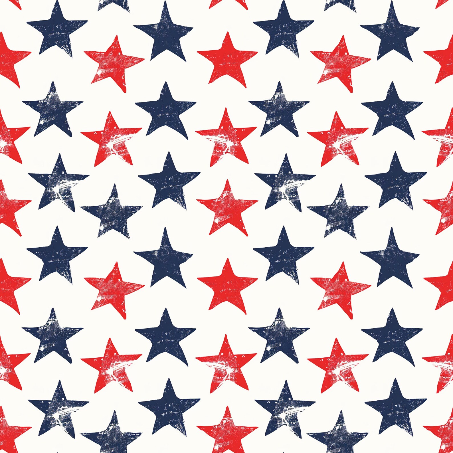 USA Stars Navy and Blue Pattern Seamless Pattern- 4th of July Stars ...