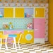 Vintage Dollhouse Kitchen Paper Toy PDF - Print and Make Your Own Retro ...