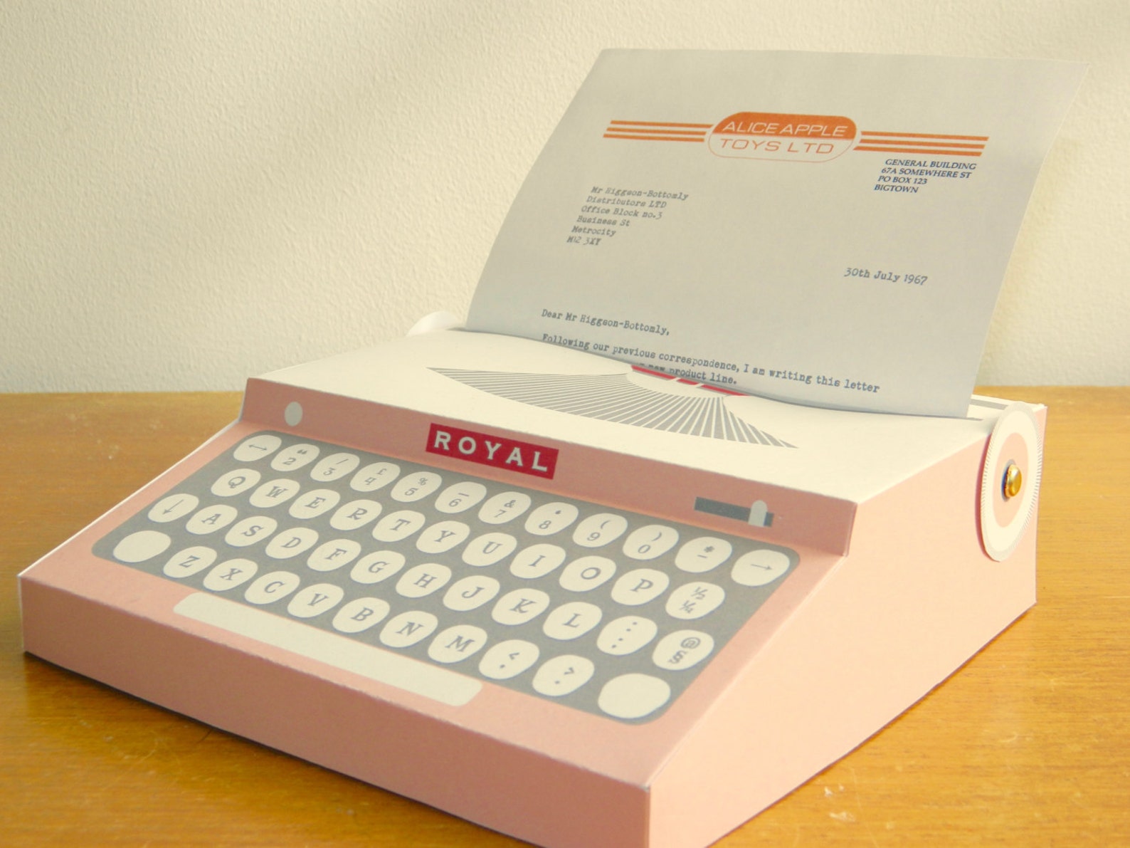 Vintage 1960s Office Set Paper Toy PDF Print and Make Your - Etsy