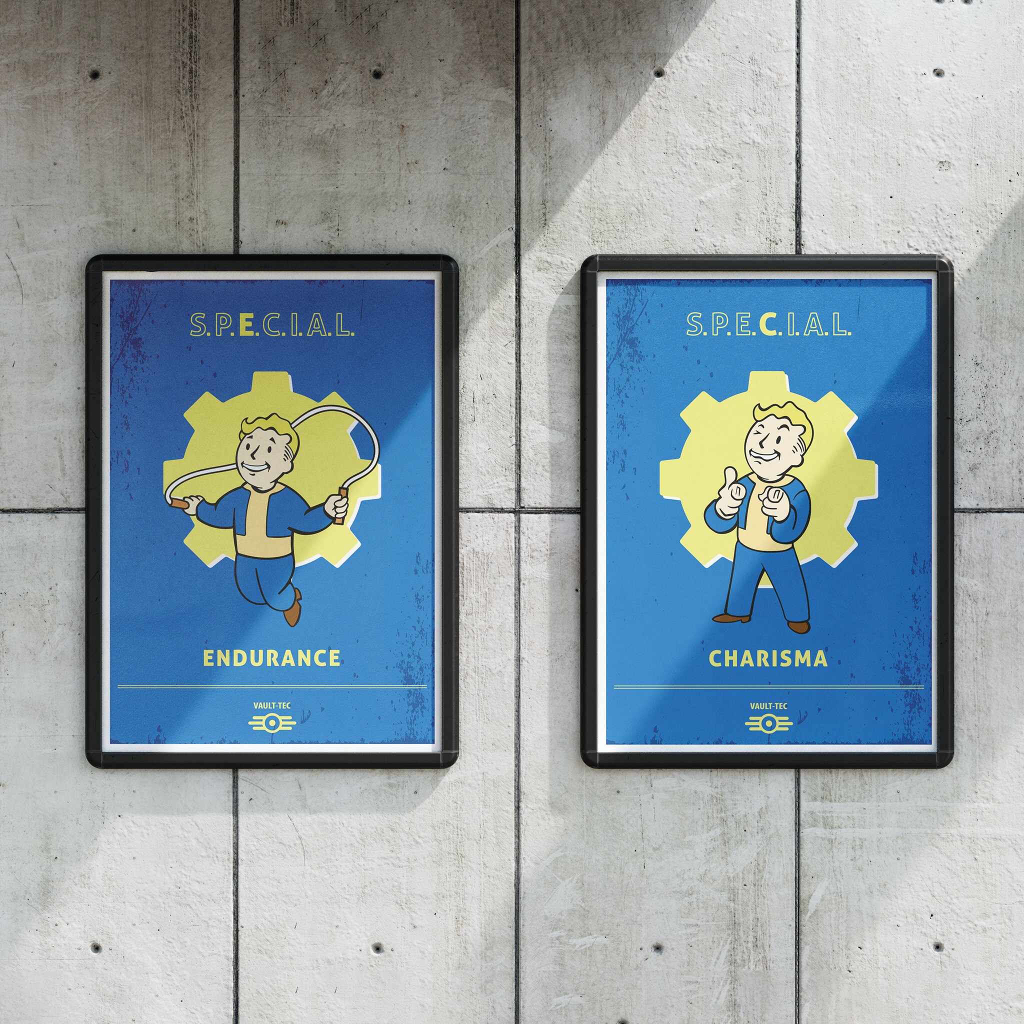 FALLOUT POSTER: SPECIAL Vault-tec Posters Set of 7 Posters Vector ...