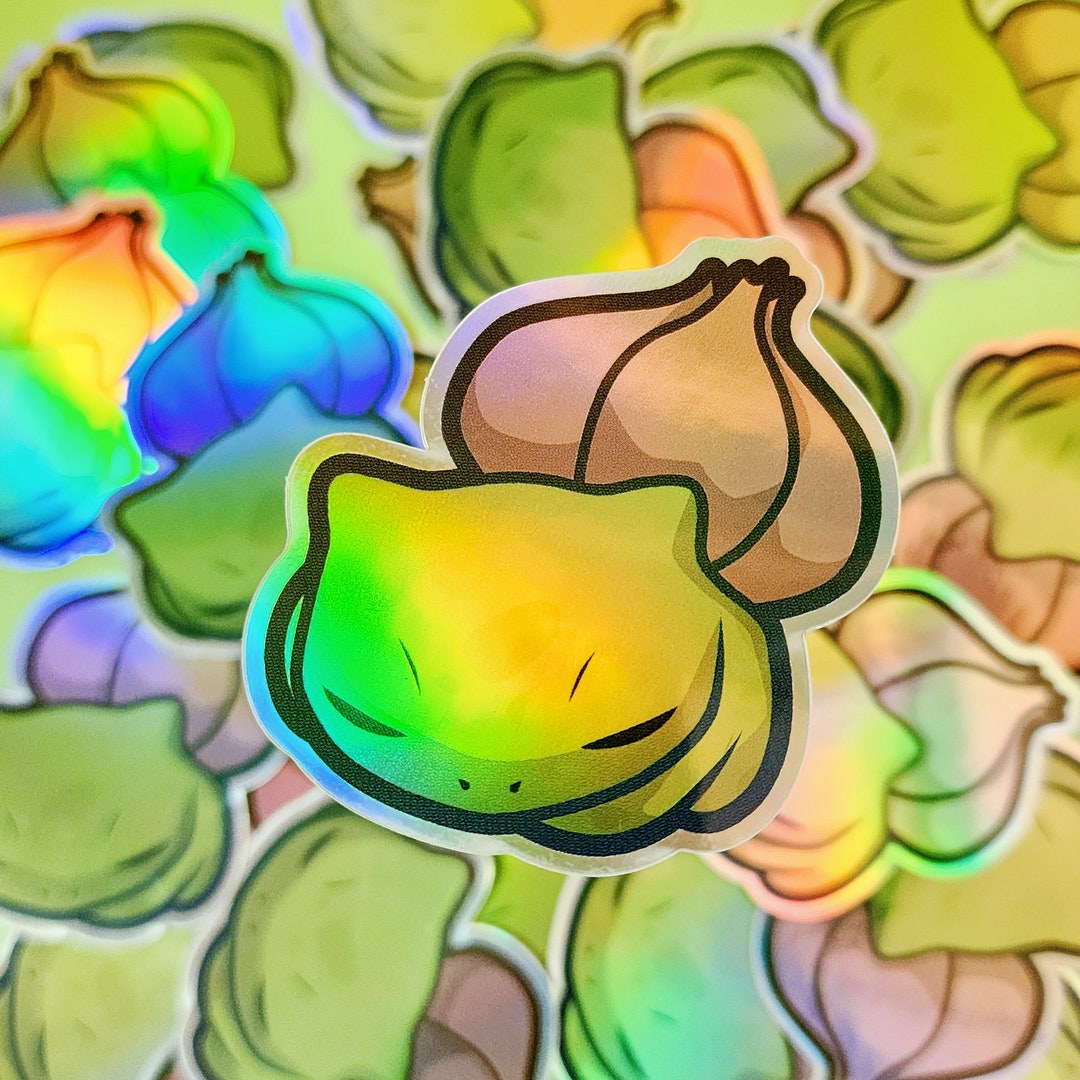Pokemon Sticker Bulbasaur Wasabi Ginger Holographic Decal - Etsy