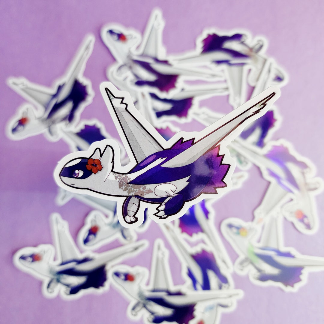 Pokemon Sticker Latios Airlines Holographic Decal - Etsy