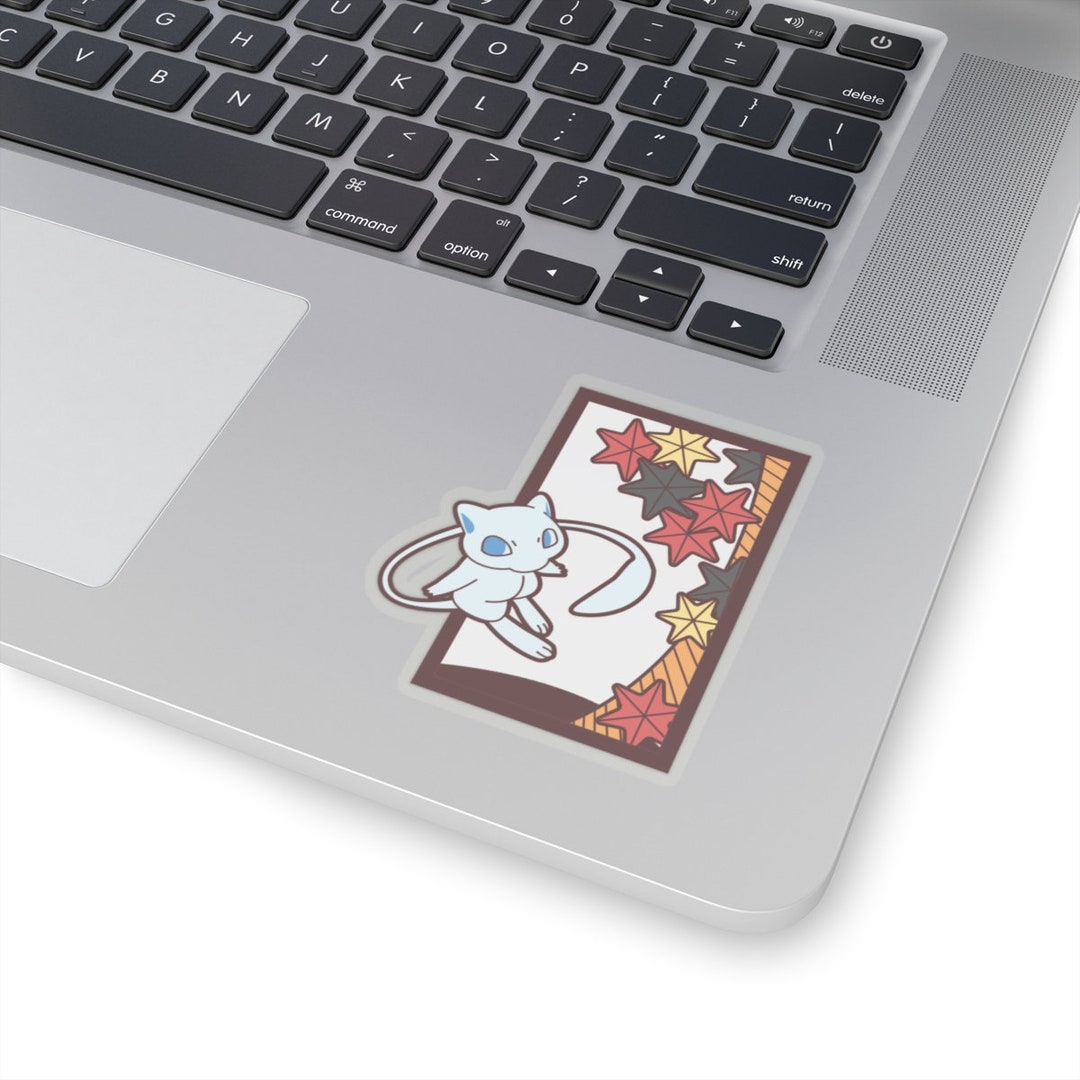 Pokemon Stickers Hanafuda Mew Vinyl Decal - Etsy