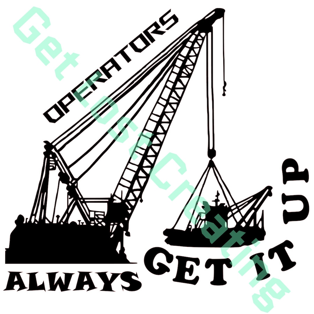 Crane Operator SVG - Etsy