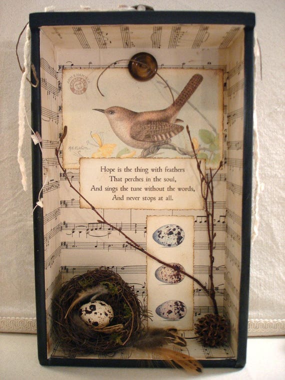 PDF Bird Nest Assemblage Tutorial No Shipping Cost - Etsy