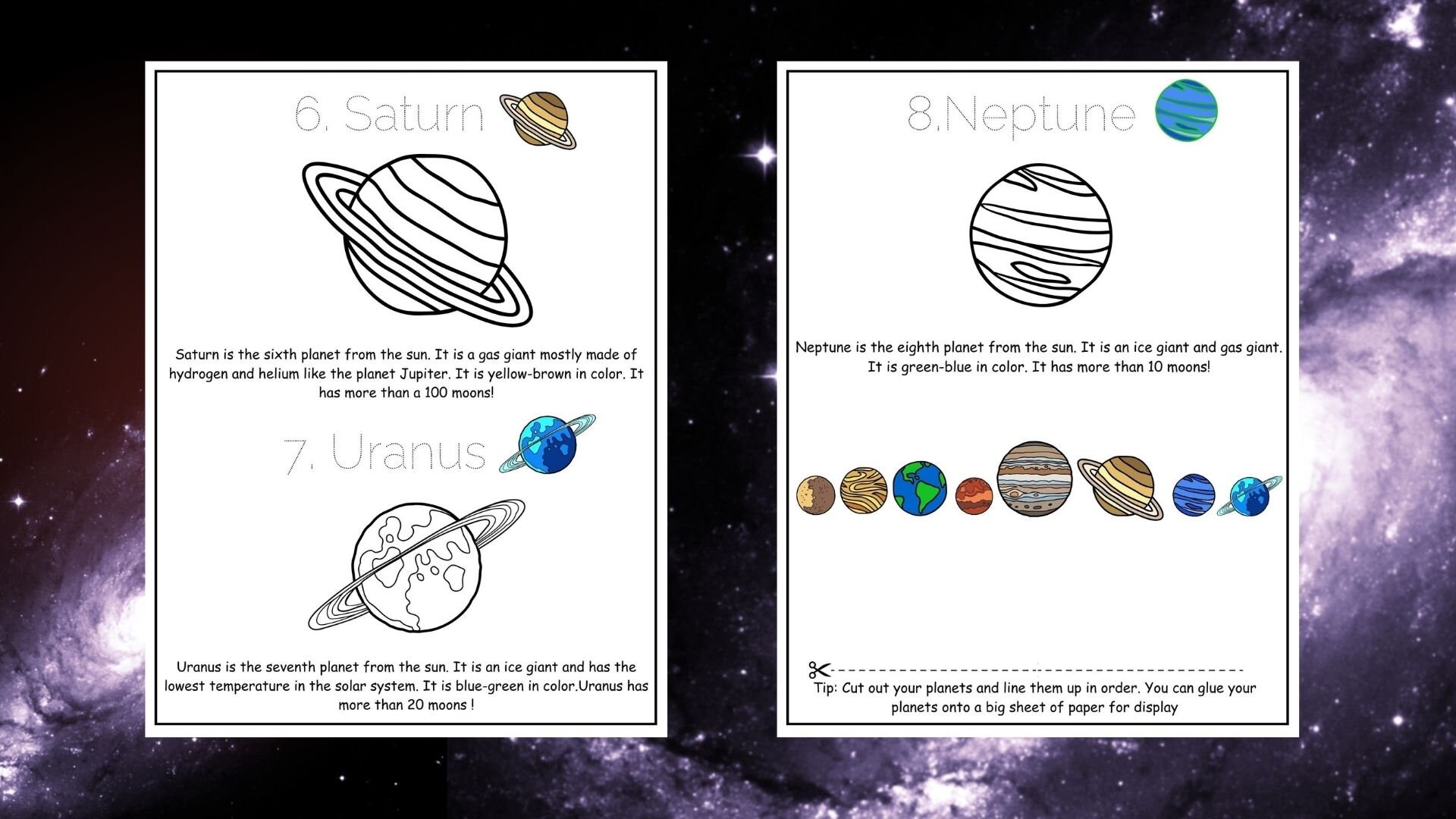 Solar System Worksheet [science Printable Activity] [educational ...